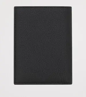 Saint Laurent Leather Cassandre Bifold Wallet