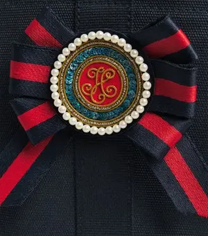 Harrods Small British Rosette Tote Bag
