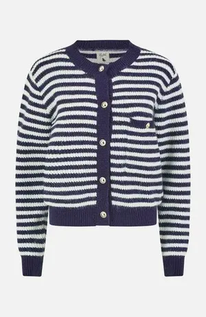 YUMI Long Sleeve Knit Relaxed Fit Cardigan