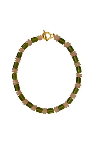 SCCOLLECTION Beaded Necklace - Green