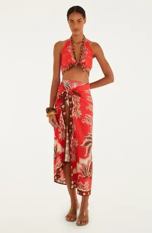 Farm Rio Rainika Garden Halter Top