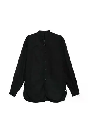 Undercover Stand Up Collar Long-sleeve Shirt - Black