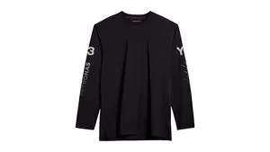 Adidas Y3 Mercedes Chaos Logo Long Sleeve Tee Shirt