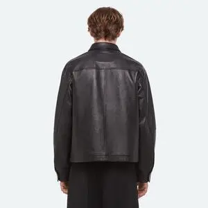 Helmut Lang Bonded Leather Trucker Jacket
