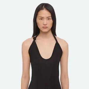 Helmut Lang Twisted Dancer Top - Black