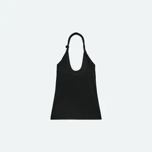 Helmut Lang Twisted Dancer Top - Black