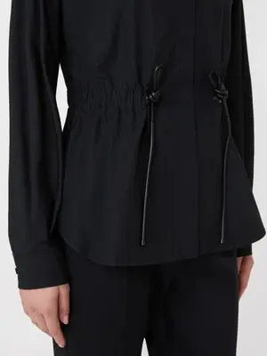 Max Mara Cotton Poplin Shirt - Black
