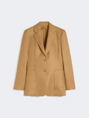Max Mara Linen Twill Blazer - Sand