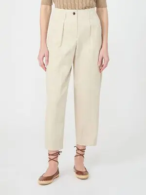 Max Mara Cotton Bull Denim Cargo Trousers