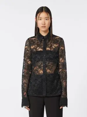 Max Mara Lace Button-up Shirt