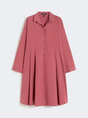 Max Mara Flared Cotton-poplin Mini Dress