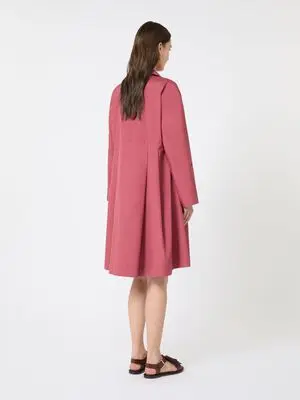Max Mara Flared Cotton-poplin Mini Dress