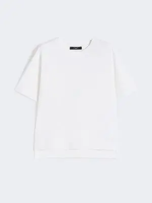 Max Mara Cotton Jersey Boxy T-shirt - White