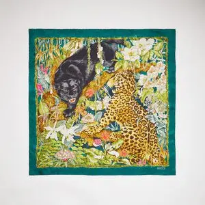 Gucci Double Trouble" Printed Silk Carr