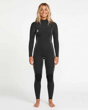 Volcom 5/4mm Modulator Chest Zip Hooded Full Wetsuit