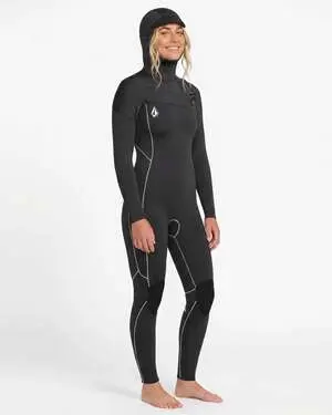 Volcom 5/4mm Modulator Chest Zip Hooded Full Wetsuit