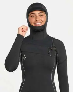 Volcom 4/3mm Modulator Chest Zip Hooded Full Wetsuit