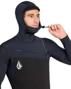 Volcom 5/4/3mm Modulator Hooded Chest Zip Full Wetsuit