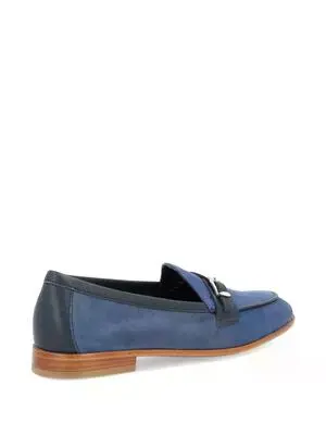 FRAU Buckle-detail Suede Loafers