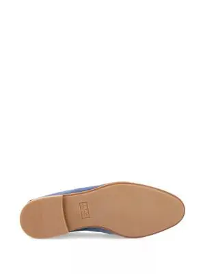 FRAU Buckle-detail Suede Loafers