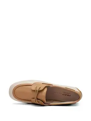FRAU Canvas Leather Loafers