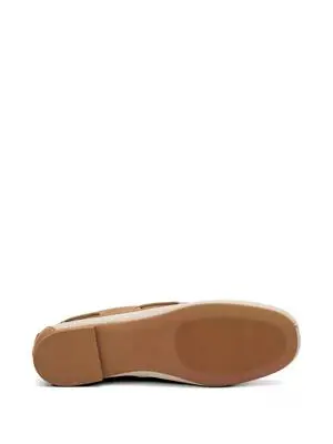 FRAU Canvas Leather Loafers