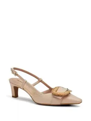 FRAU Buckle-strap Slingback Pumps
