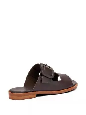 FRAU Buckle-fastening Leather Sandals - Brown