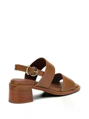 FRAU Block-heel Sandals - Brown