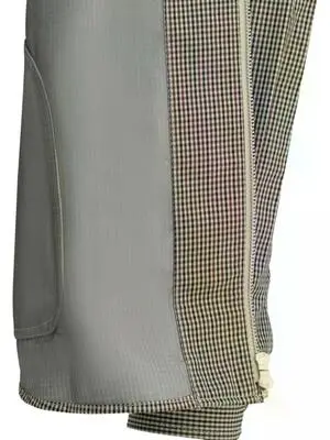 Comme Des Garçons Gingham-pattern Zip-up Overshirt