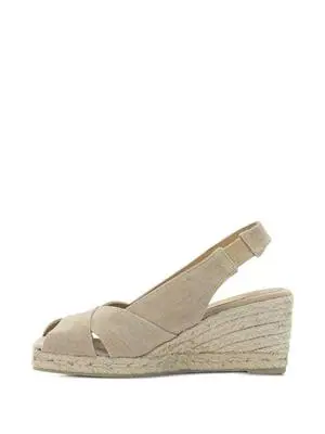 CastaÑer Diana Crossover-strap Wedge Espadrilles
