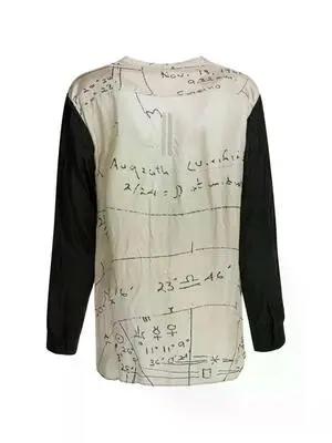 Rick Owens Graphic-print Panelled Shirt