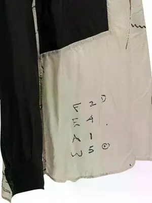 Rick Owens Graphic-print Panelled Shirt
