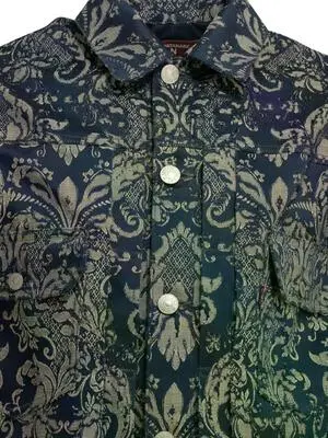 Junya Watanabe X Levi's® Damask-pattern Denim Jacket - Blue