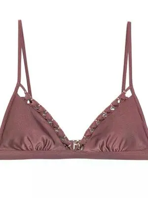 Zimmermann Aster Bead-embellished Bikini Top