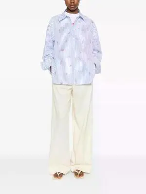 PENNYBLACK Embroidered Striped Shirt