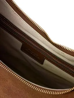 Pinko Logo-appliqué Shoulder Bag - Brown