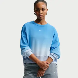 Nike Sportswear Phoenix Fleece Oversized Crew-neck Sweatshirt - Blue