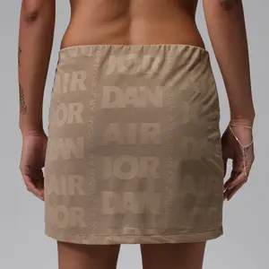 JORDAN Flight Open Knit Skirt - Brown