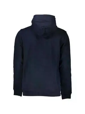 Tommy Hilfiger Logo-print Kangaroo-pocket Hoodie - Blue
