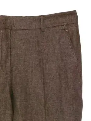 Incotex Pressed-crease Turned-up Trousers