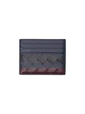 Bottega Veneta Cardholder "intrecciato - Blue