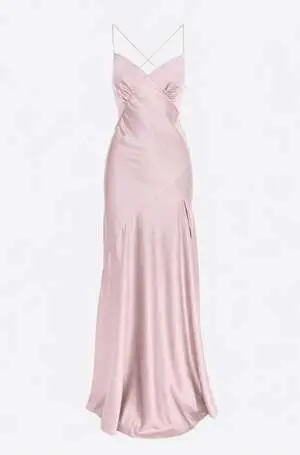 ROSERRY Seville Satin Maxi Dress - Pink