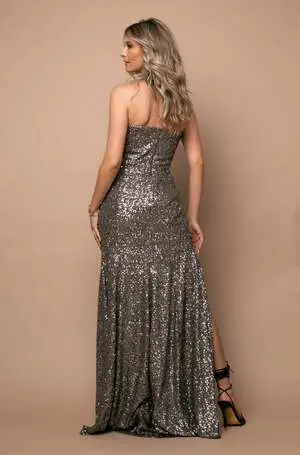ROSERRY Cannes Sequins Maxi Dress