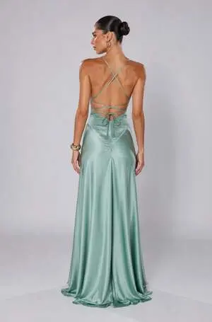 ROSERRY Seville Satin Maxi Dress