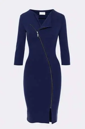 ROSERRY Chelsea Midi-length Dress - Navy