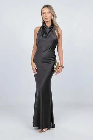 ROSERRY Capri Maxi Dress - Black