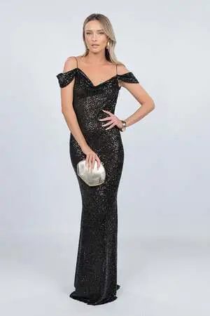 ROSERRY Miami Sequin Maxi Dress