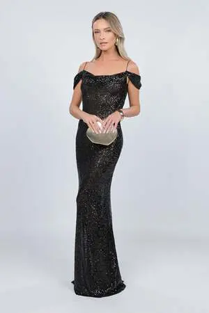 ROSERRY Miami Sequin Maxi Dress