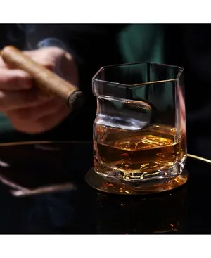 VISKI Raye Crystal Cigar Glass